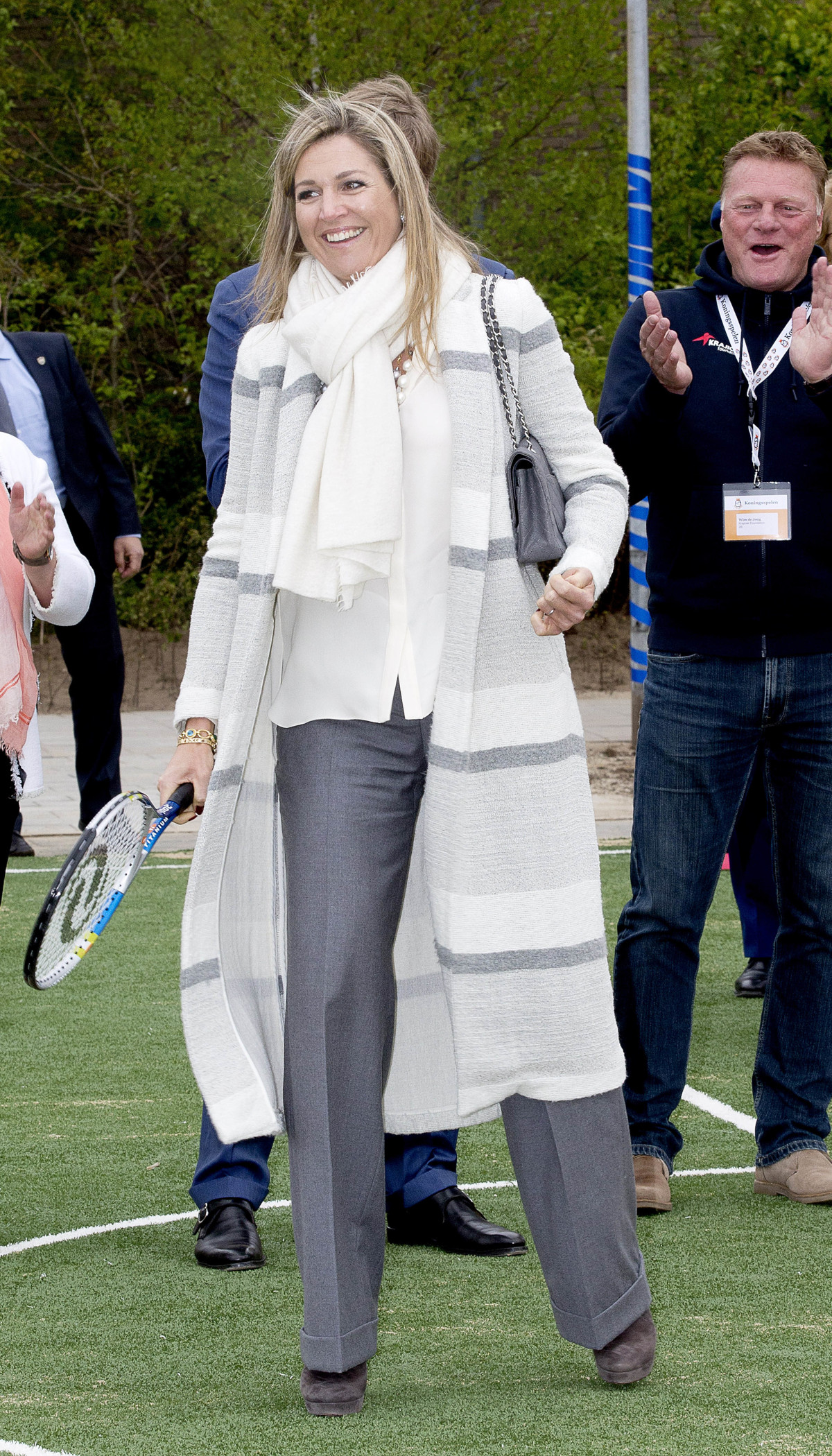 Lang vest van Zara - Modekoningin Máxima