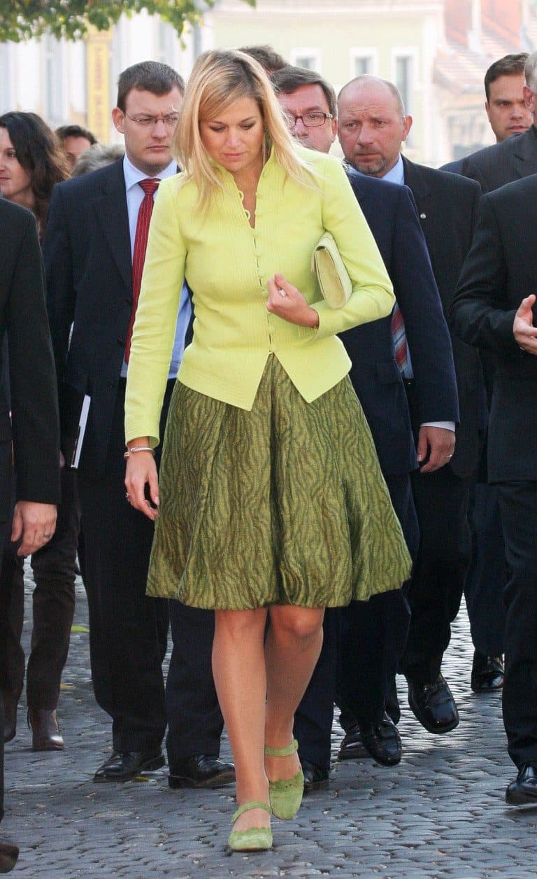 Máxima bewijst: mooi groen is niet lelijk - Modekoningin Máxima