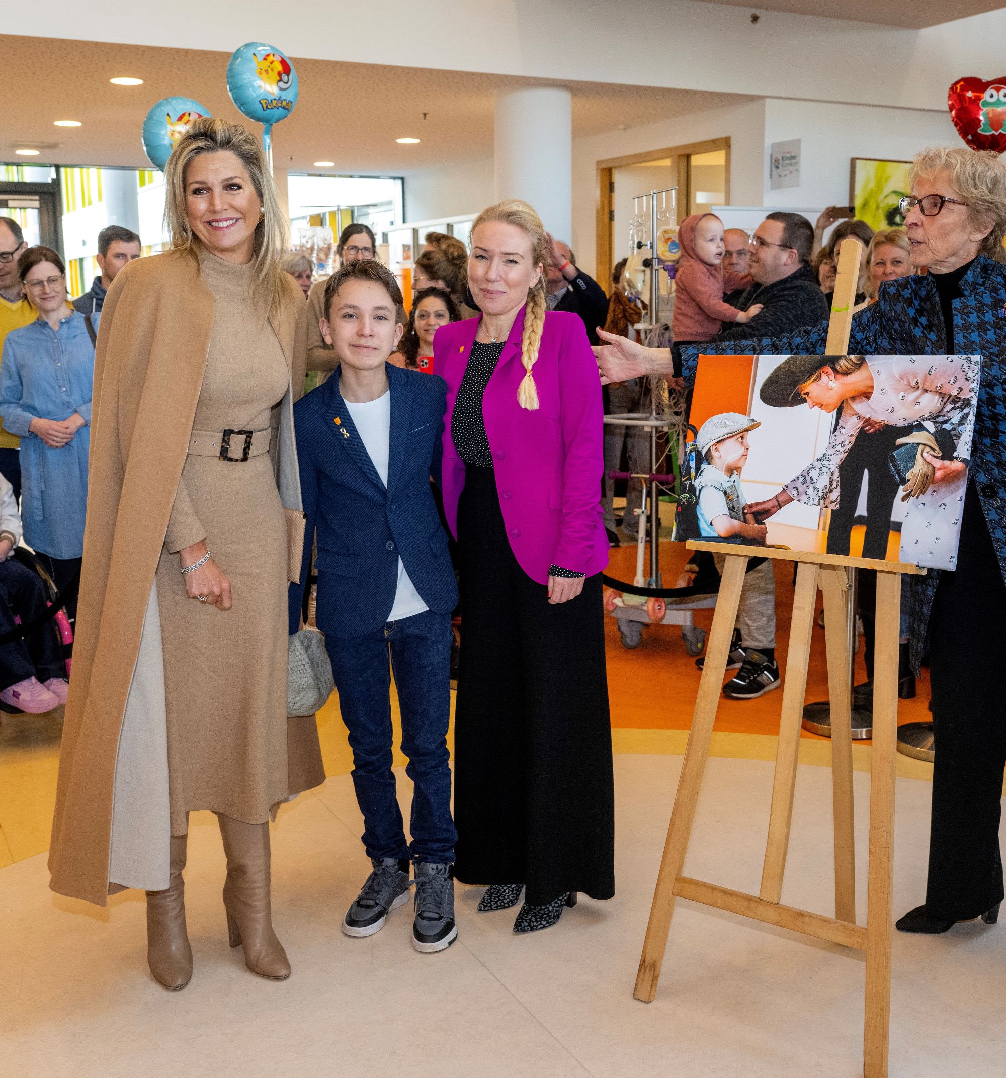 Ontroerende momenten tijdens Máxima's bezoek aan het Prinses Máxima ...