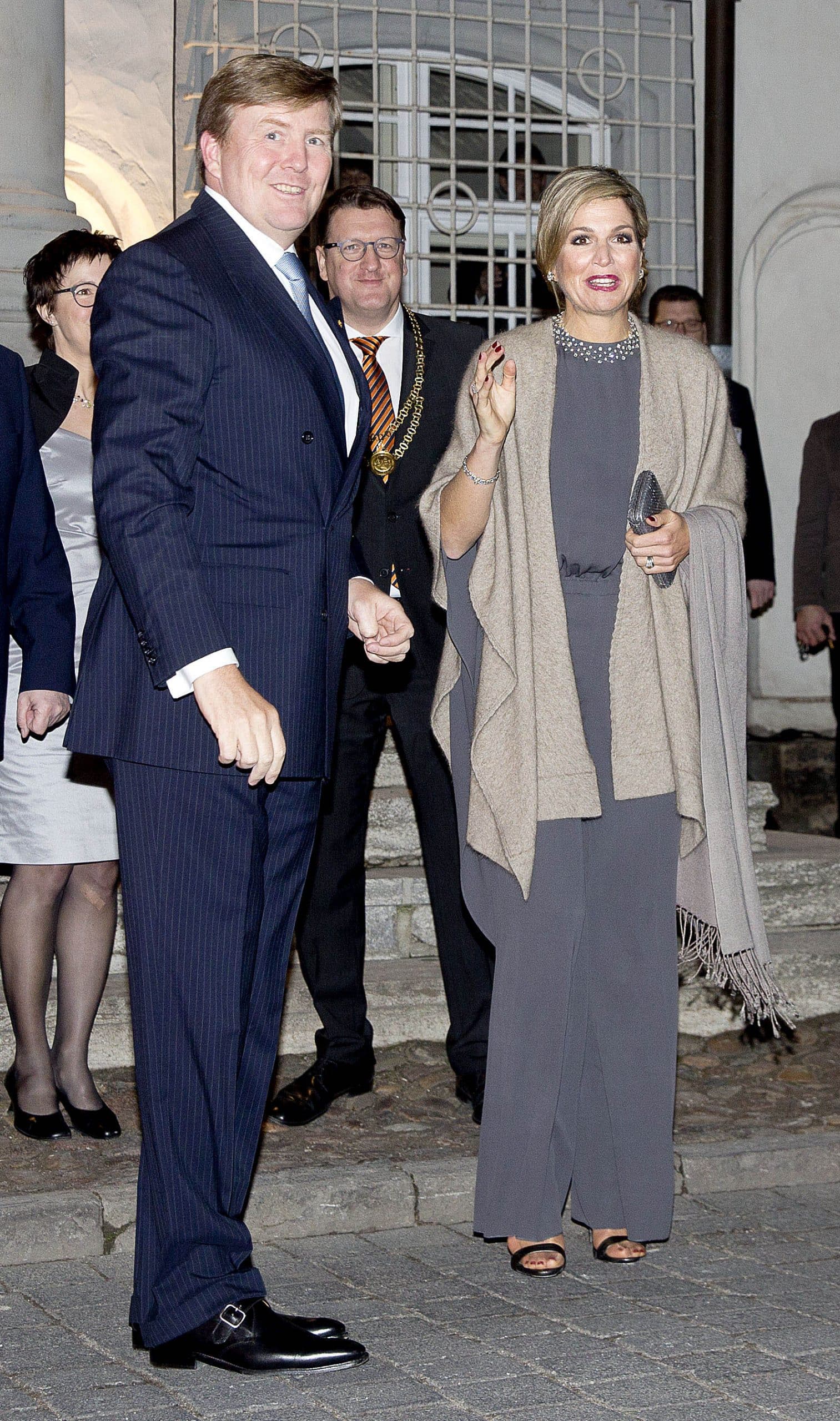 Jumpsuit met vleermuismouwen - Modekoningin Máxima