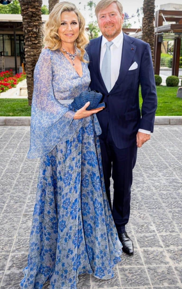 Máxima kiest voor diep decolleté, Rajwa voor couture van Elie Saab ...