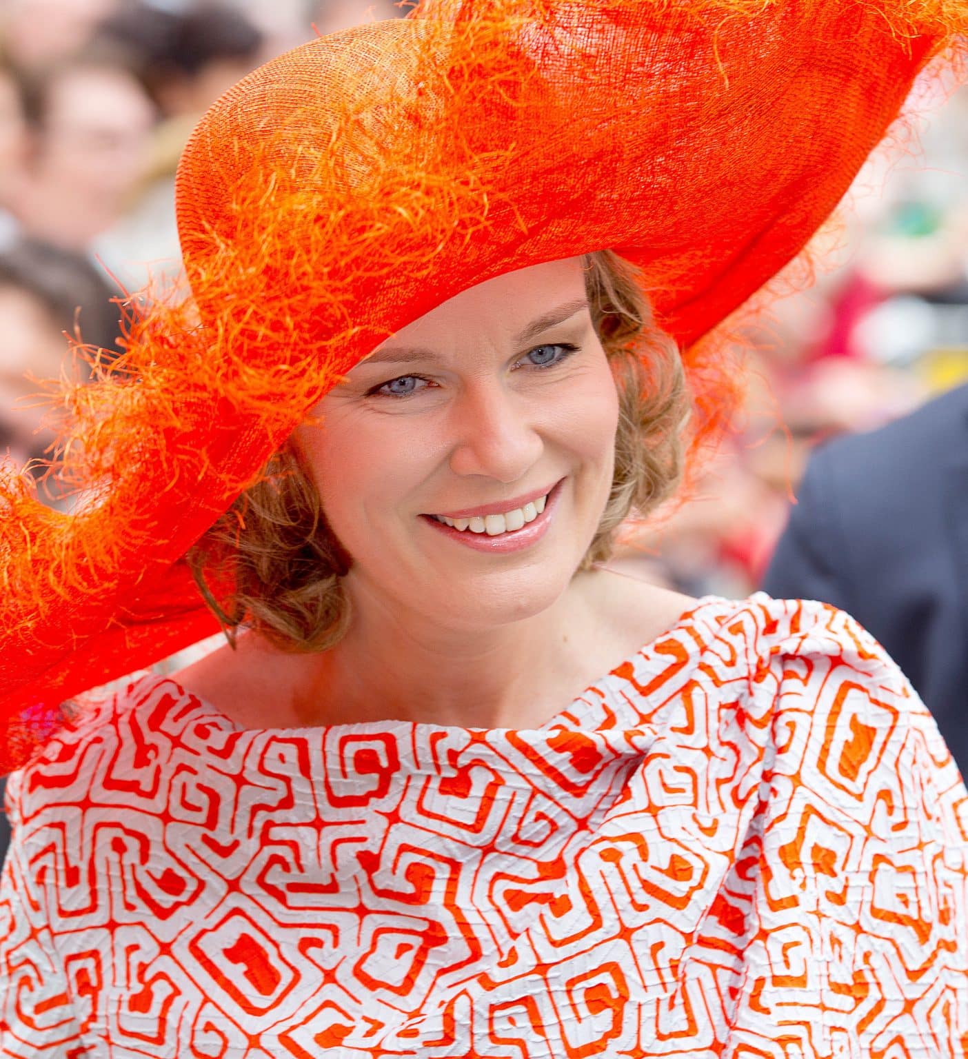 Op deze dag laat Mathilde de mooiste versie van zichzelf zien ...