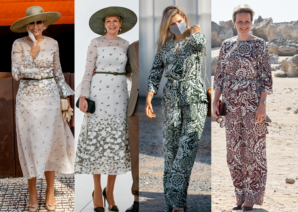 Dubbelzien: Máxima en Mathilde in dezelfde kleding - Modekoningin Máxima