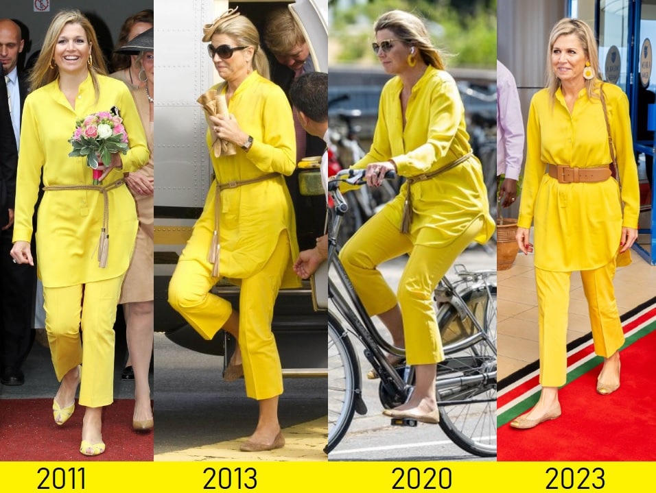 Máxima begint bezoek Kenia in het felgeel - Modekoningin Máxima