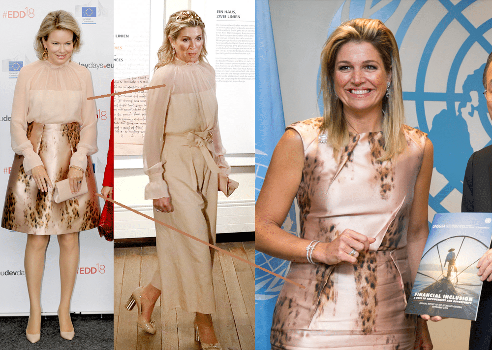 Dubbelzien: Máxima en Mathilde in dezelfde kleding (deel 5 ...