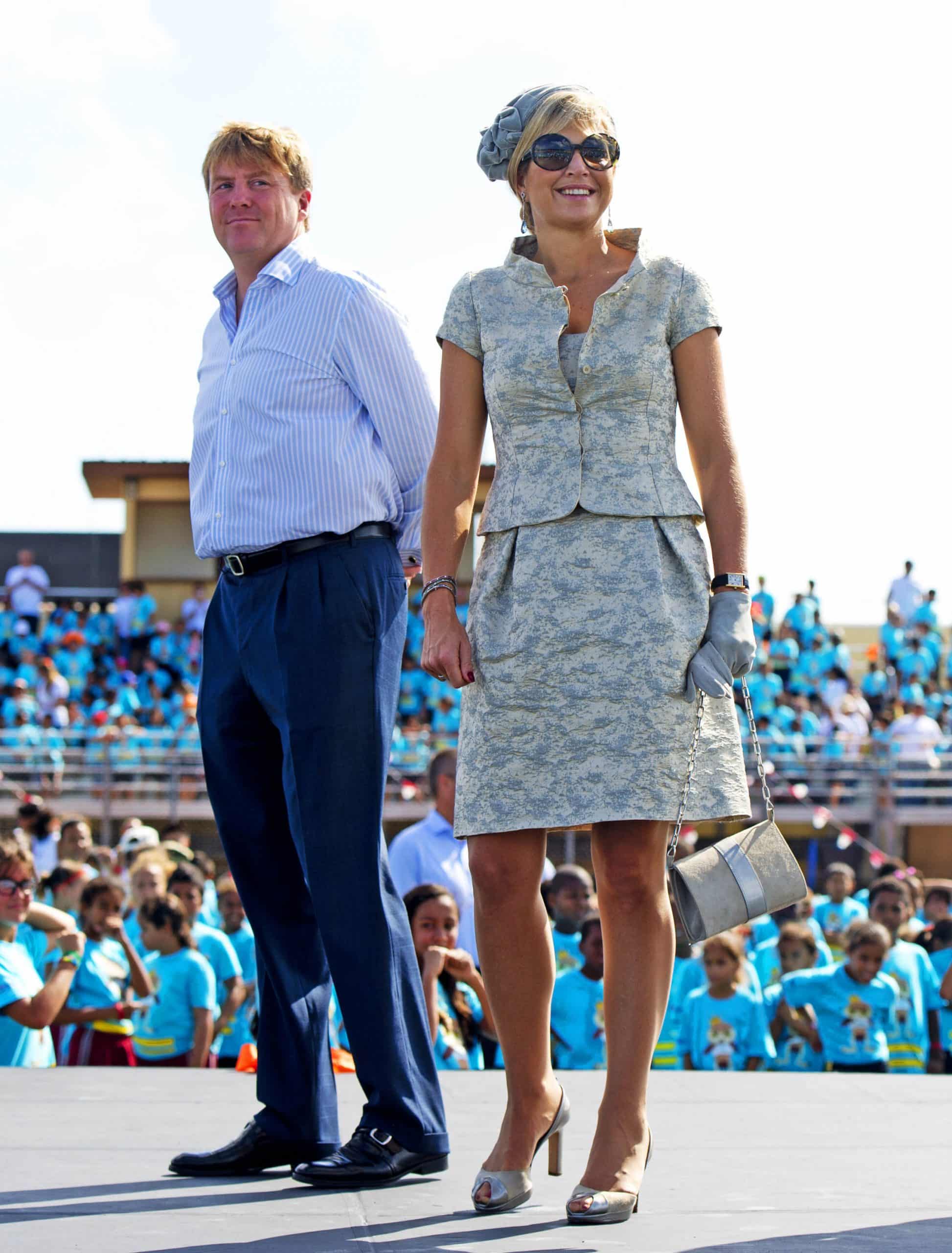 Mantelpakje met korte mouw - Modekoningin Máxima