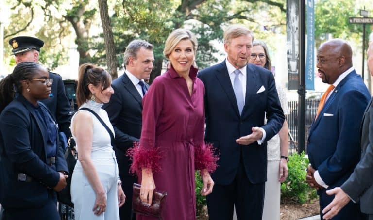 Máxima draagt nieuwe jurk in Georgia - Modekoningin Máxima
