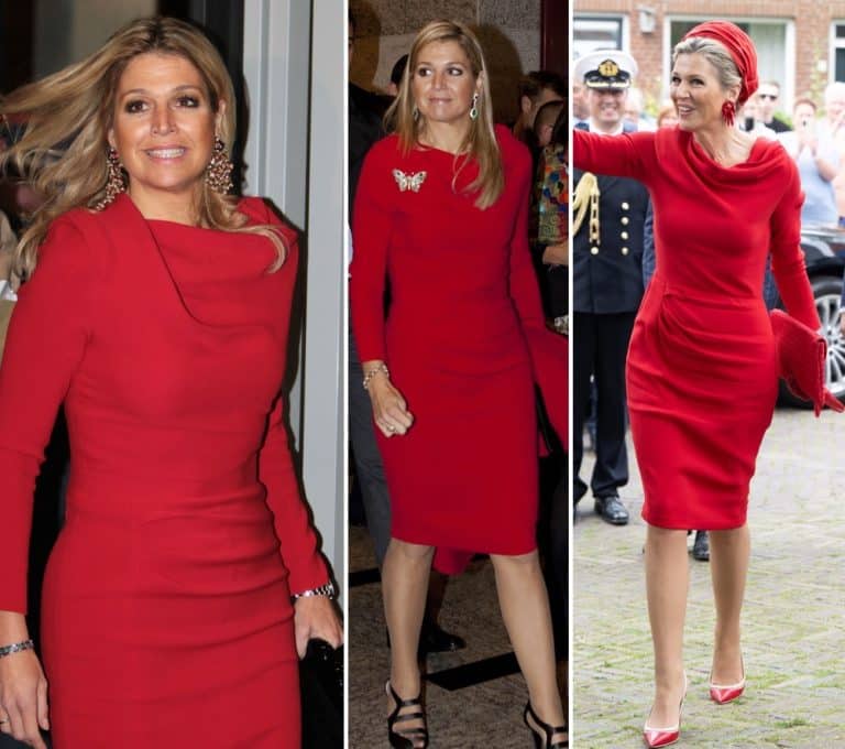 Update: Máxima's jurk is niet nieuw, maar vermaakt - Modekoningin Máxima