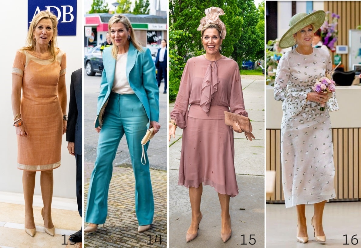 POLL 🗳️: Stem hier op Máxima's mooiste outfit van mei 2024 ...