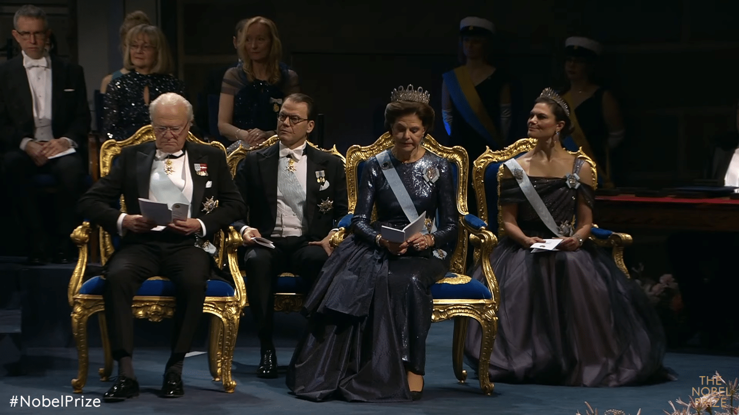 Zweedse en Noorse royals bij Nobelprijsuitreiking - Modekoningin Máxima