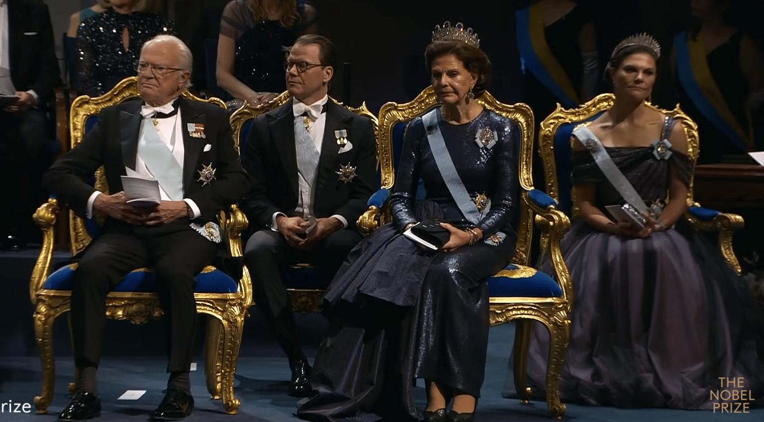 Zweedse en Noorse royals bij Nobelprijsuitreiking - Modekoningin Máxima