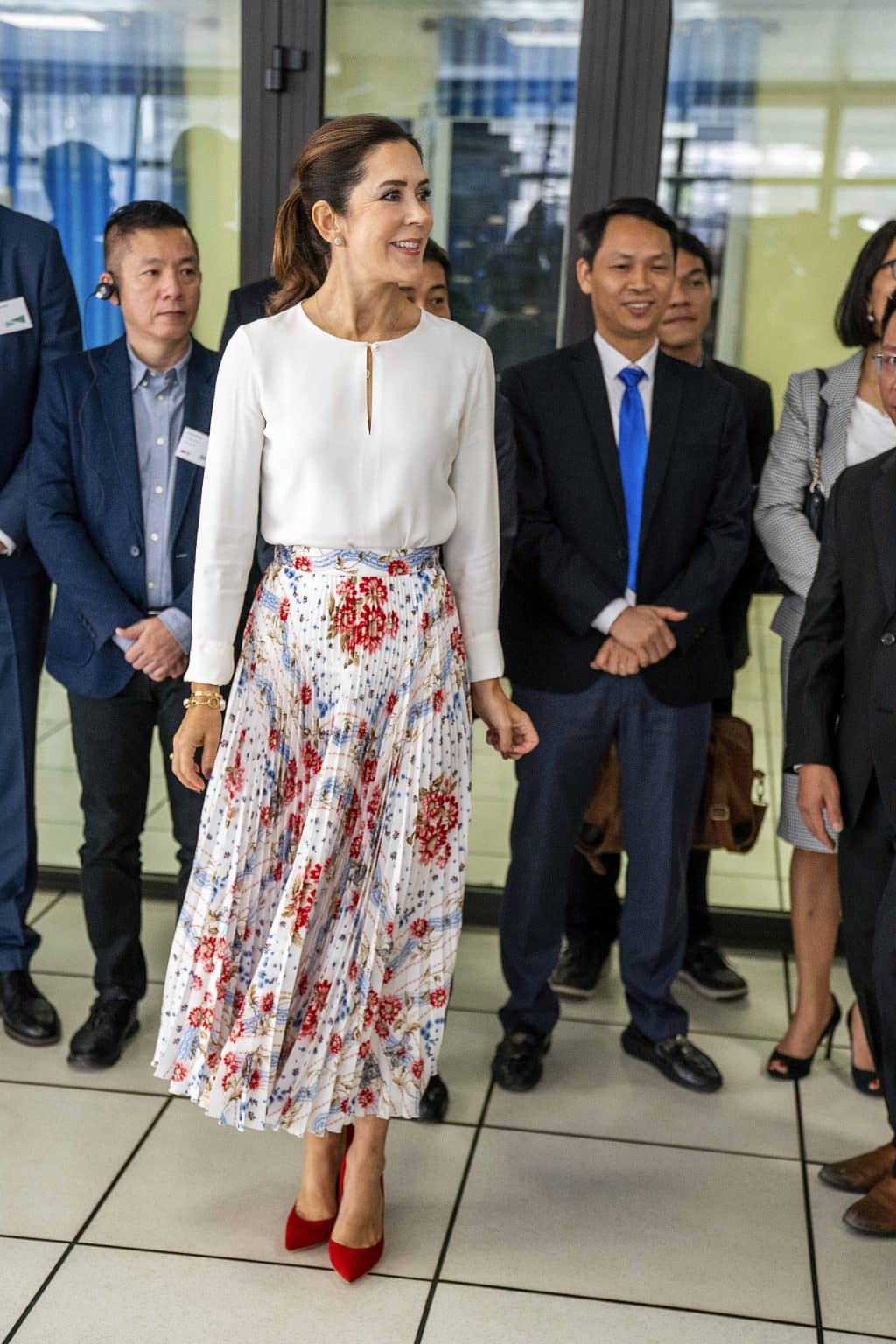 Op deze manier combineert Mary haar favoriete zomerse rok ...