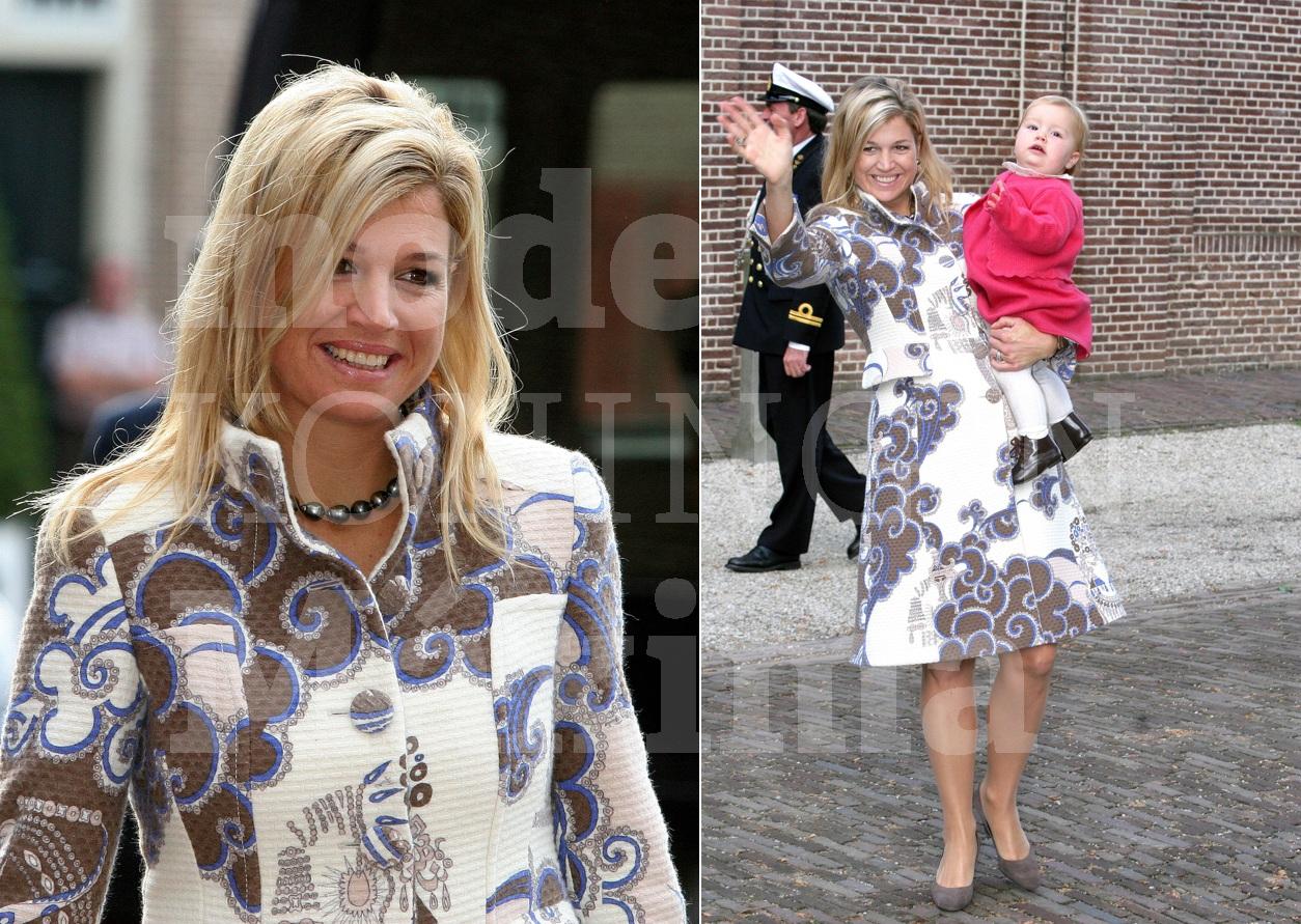 De herdragen kleding van Máxima - deel 109 - Modekoningin Máxima