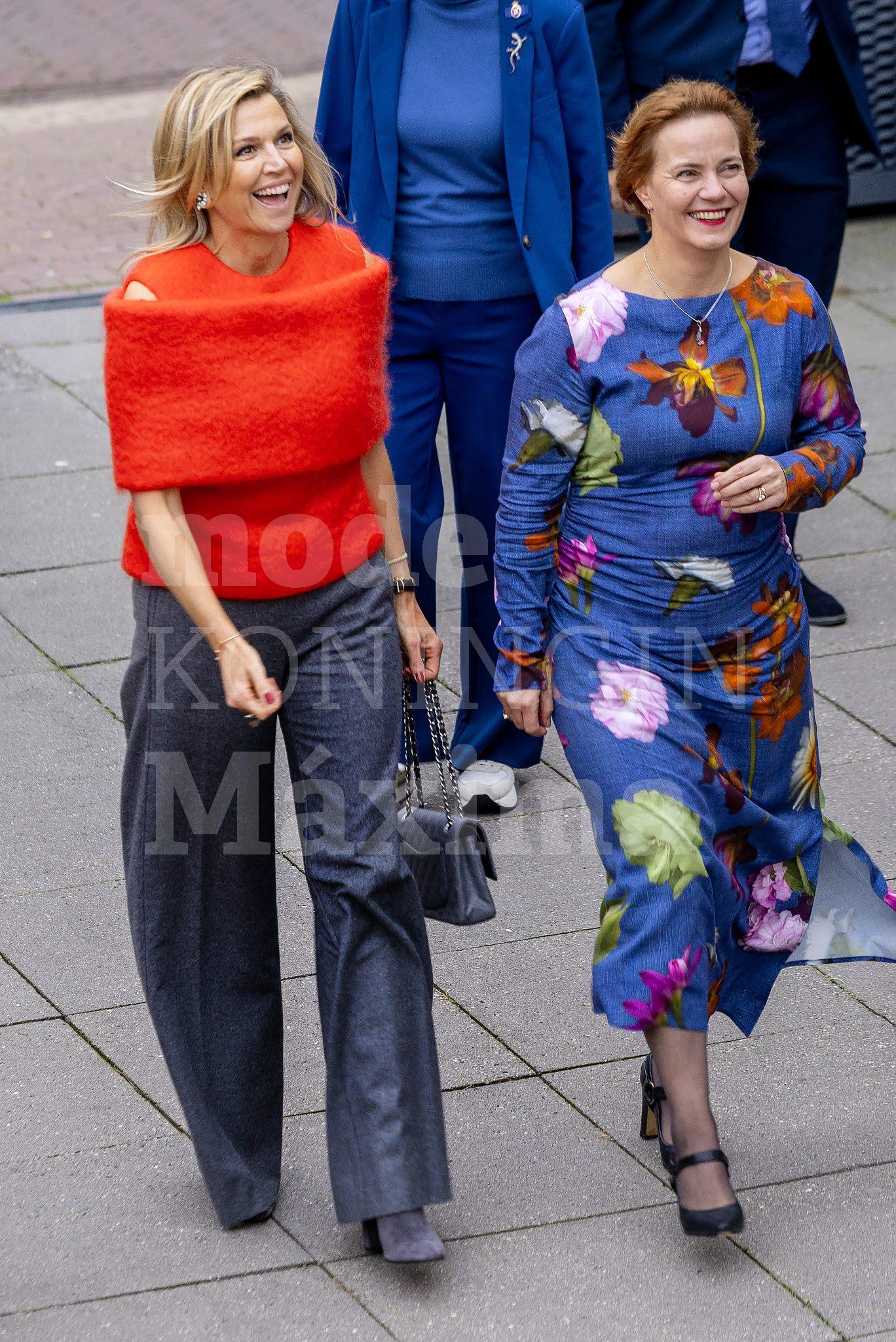 Máxima draagt nieuwe outfit in Haarlem - Modekoningin Máxima