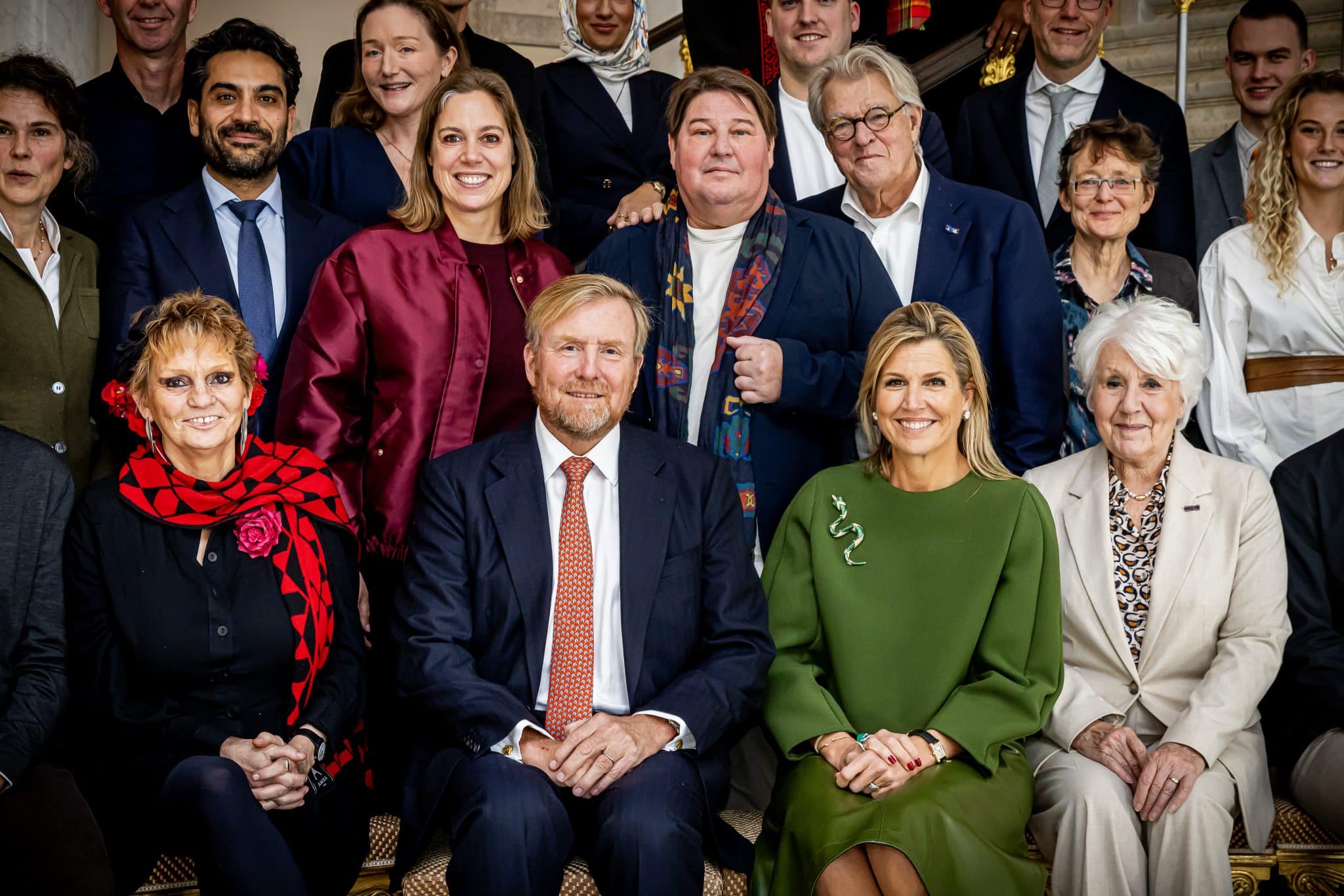 Willem-Alexander en Máxima lunchen met Martijn Krabbé - Modekoningin Máxima