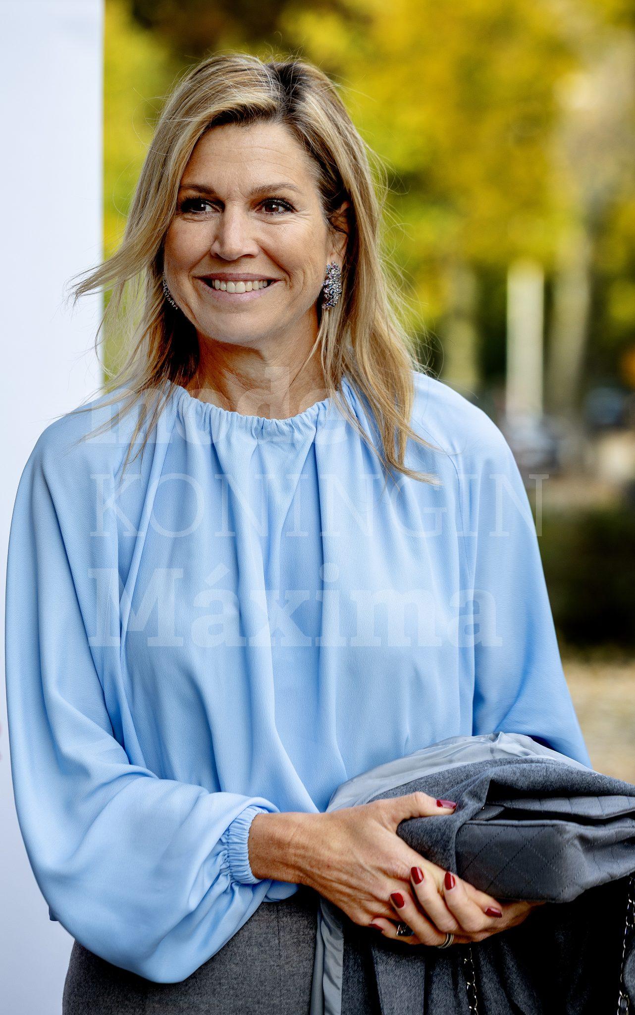 Máxima draagt nieuwe blouse in Utrecht - Modekoningin Máxima
