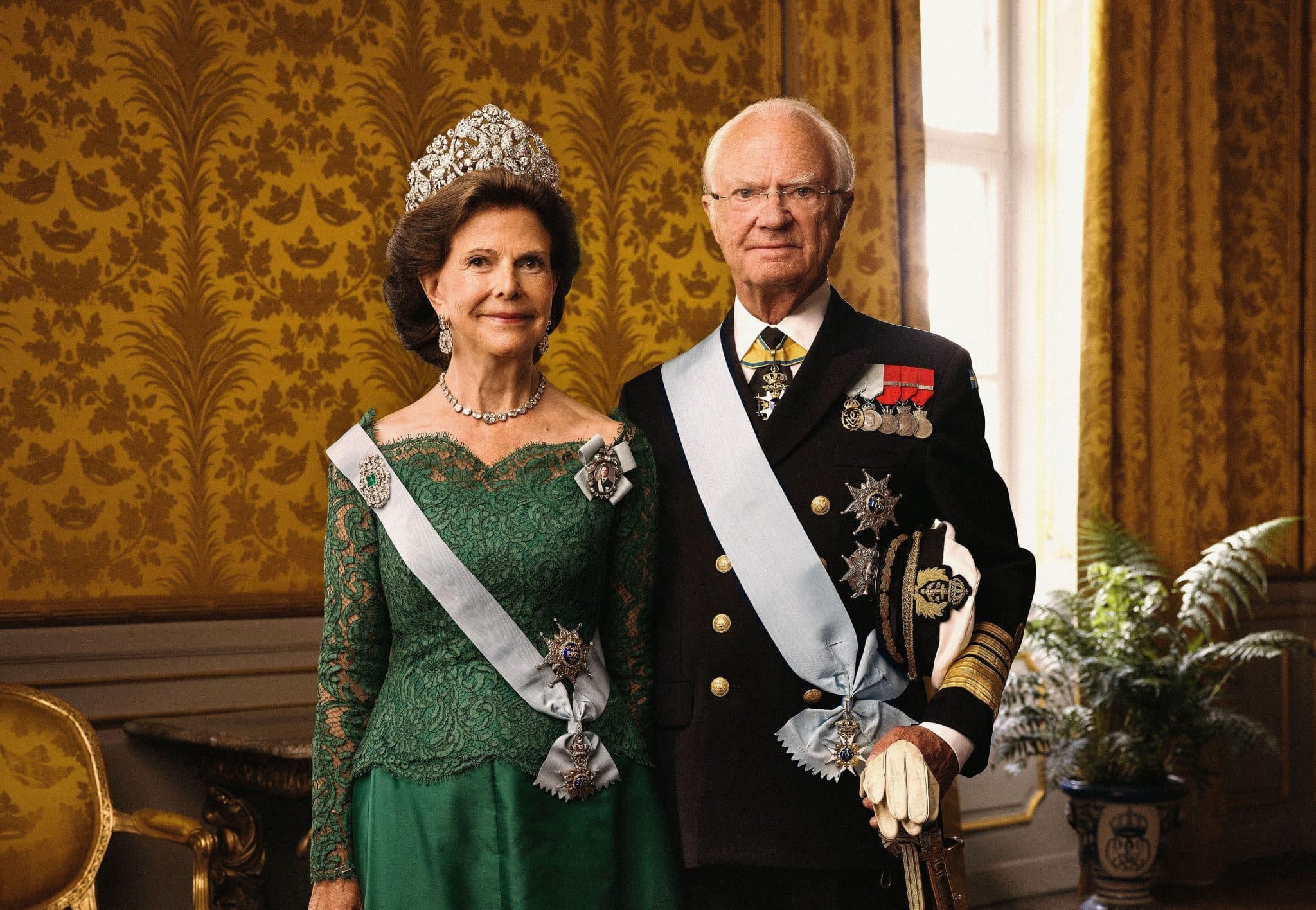 Groot feest en prachtige nieuwe portretten Zweedse royals ...