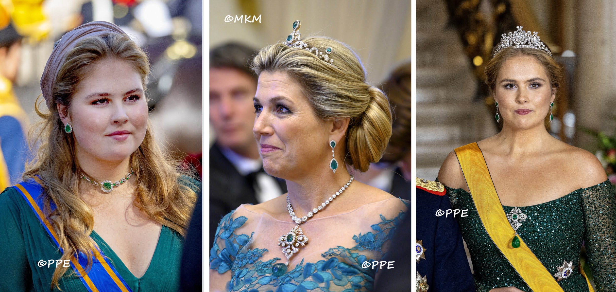 Zó mooi zijn Màxima, Mathilde en andere royals in groene galajurken ...
