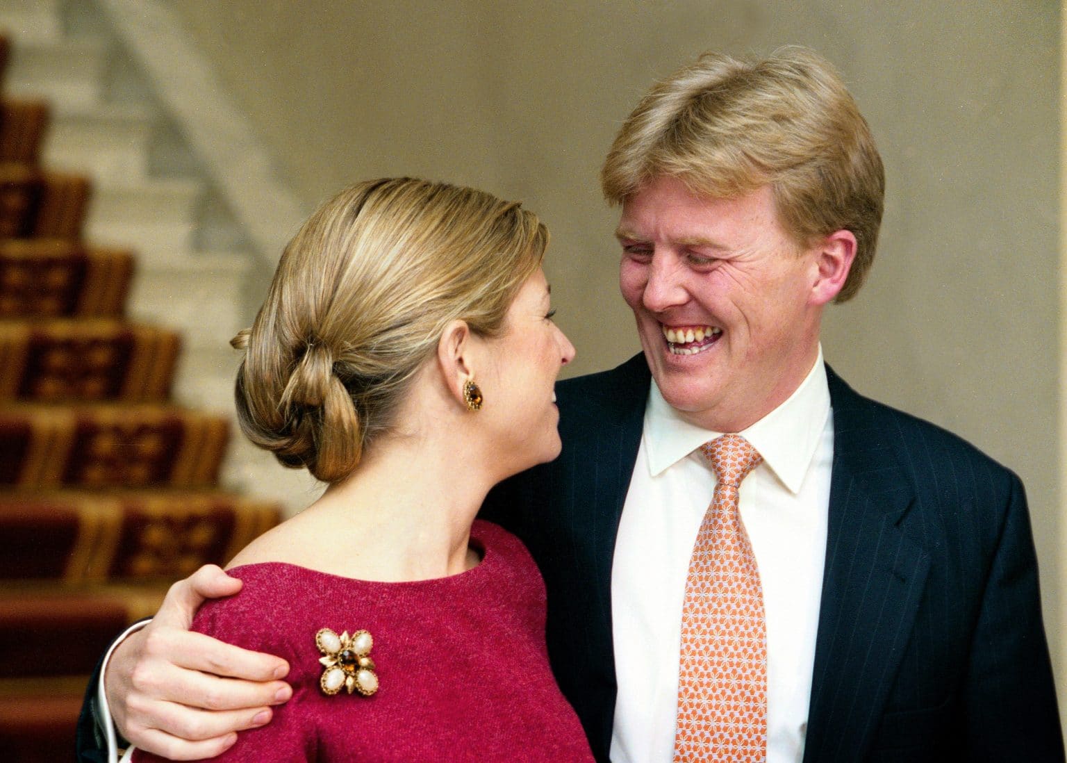 Nagenieten: zo mooi zat Máxima's kapsel tijdens de verloving ...