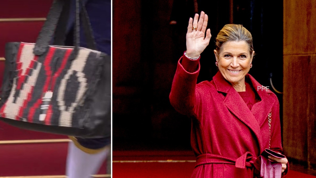 Het label achter Máxima's nieuwe tas is gevonden - Modekoningin Máxima