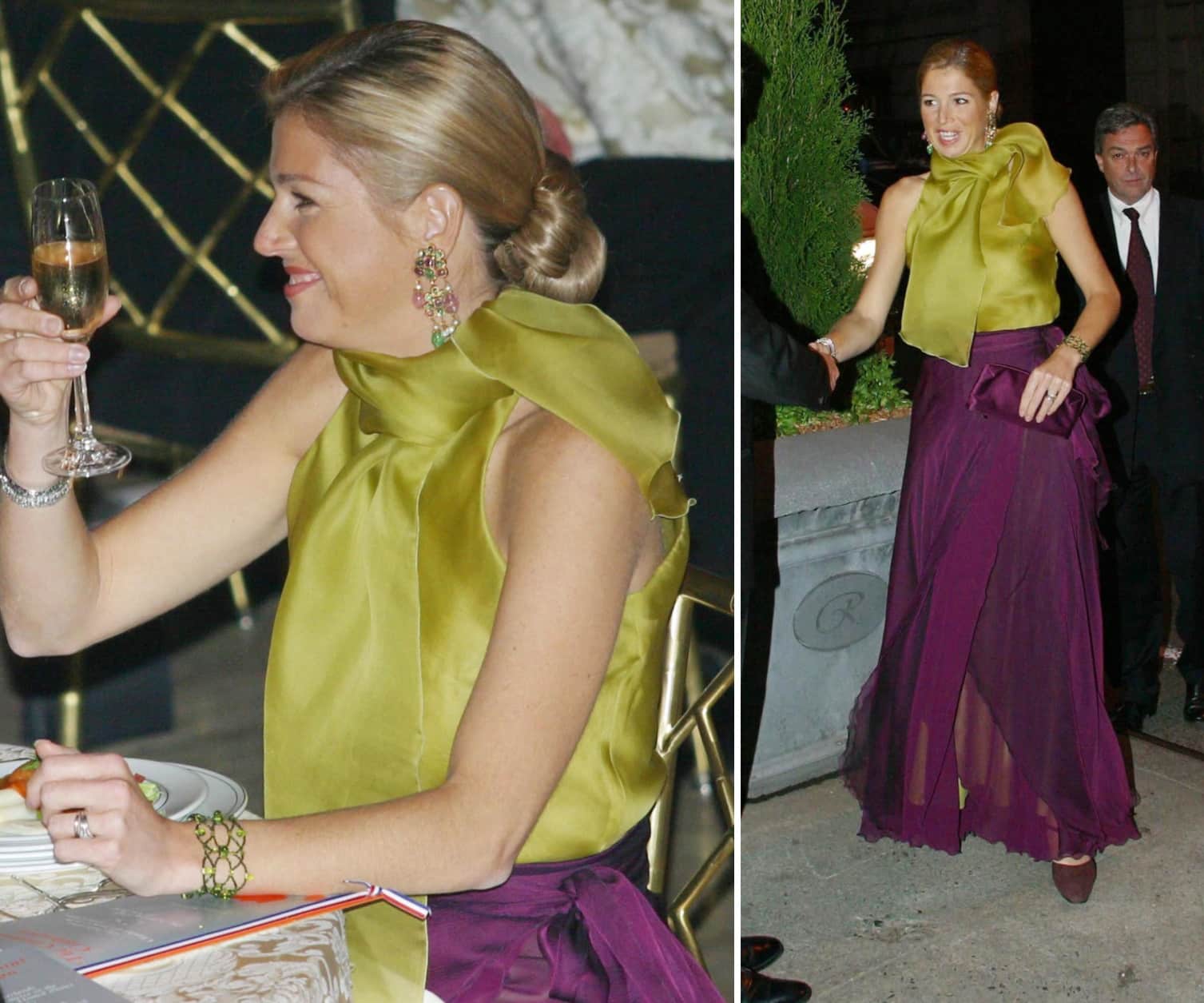 Out of the box: Máxima's groen-paarse set van Graciela Naum ...