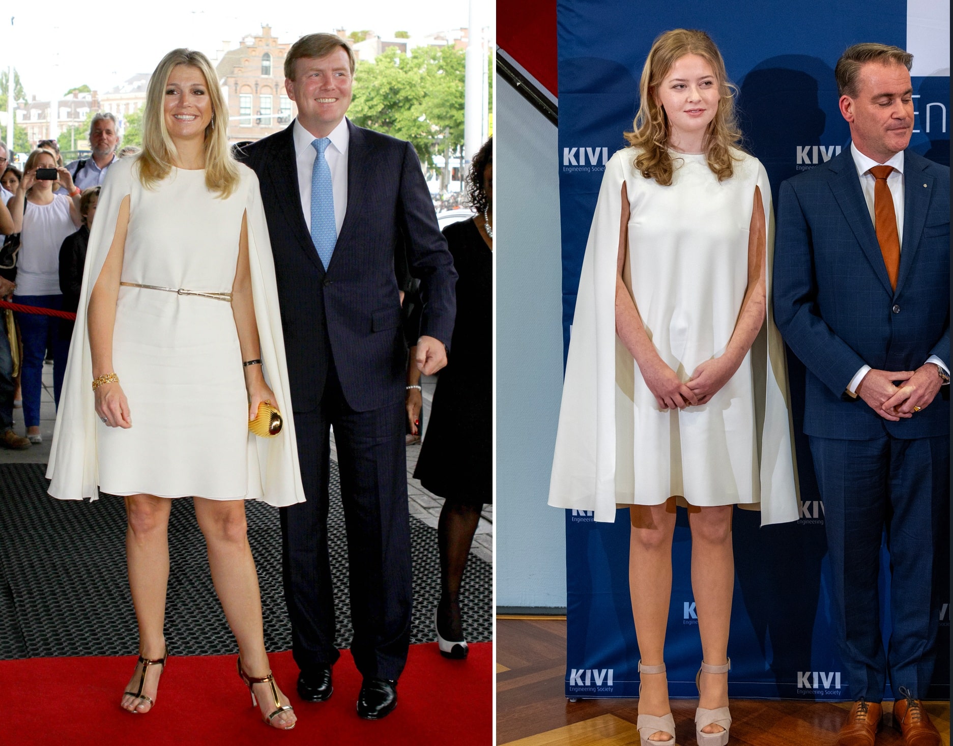 Leende Zaria gisteren een jurkje van tante Máxima? - Modekoningin Máxima